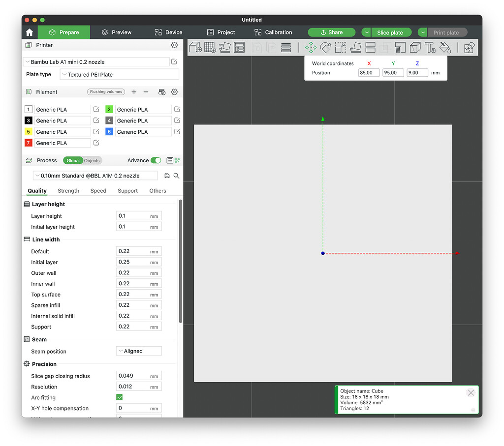 Bug Transformrotate Arrows Too Small On Osx Feature Requests Bambu Lab Community Forum